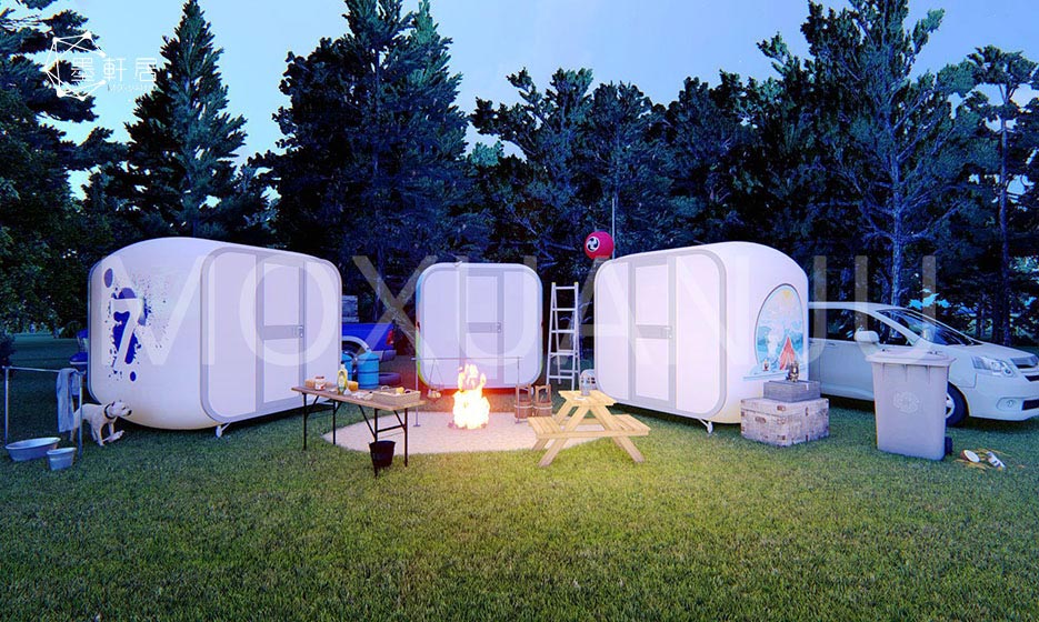 Portable Glamping Box | Sleep Box Hotel - MoxuanJu Glamping Hotel