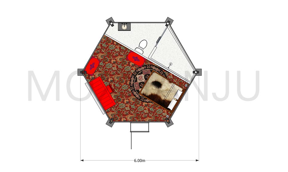 Yurt Glamping Tent | Aluminum Luxury Yurt - MoxuanJu Glamping Hotel