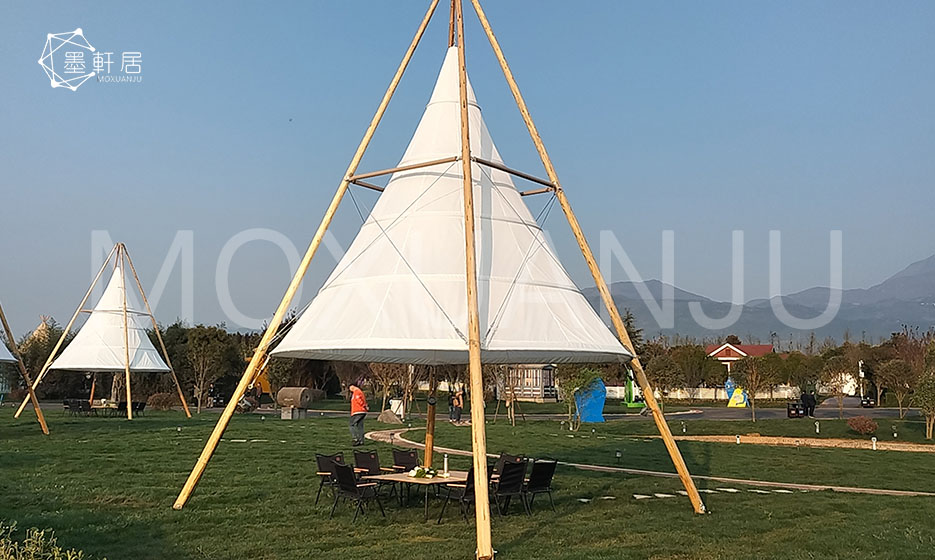 Bamboo Tipi | Bamboo Lantern Tent - MoxuanJu Glamping Tent