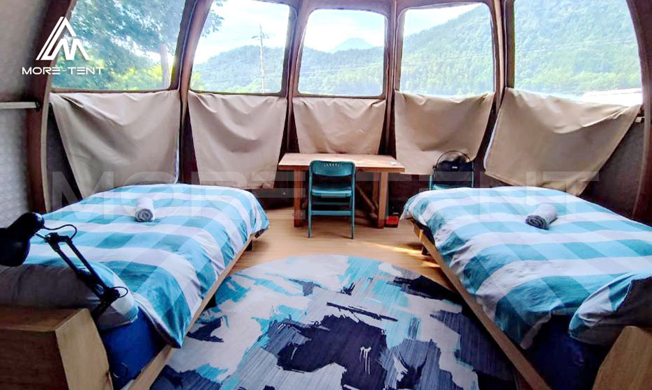 Luxury Wooden Dome House Glamping - MORE TENT Glamping Tent