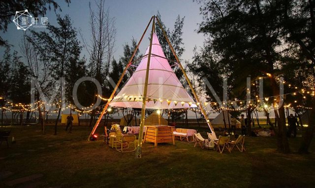 Bamboo Tipi | Bamboo Lantern Tent - MoxuanJu Glamping Tent